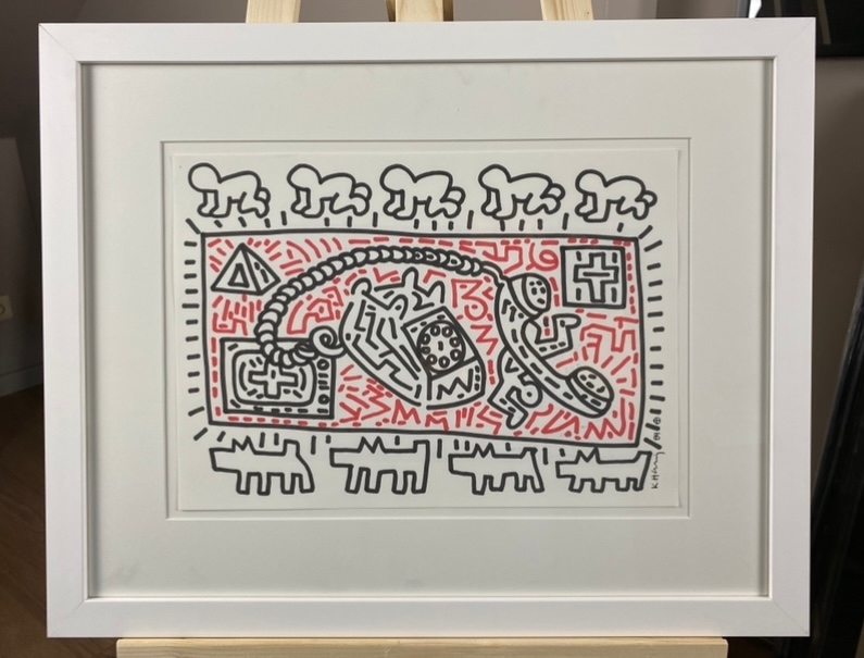 Keith Haring | Original Drawing 1984 (1984) | MutualArt