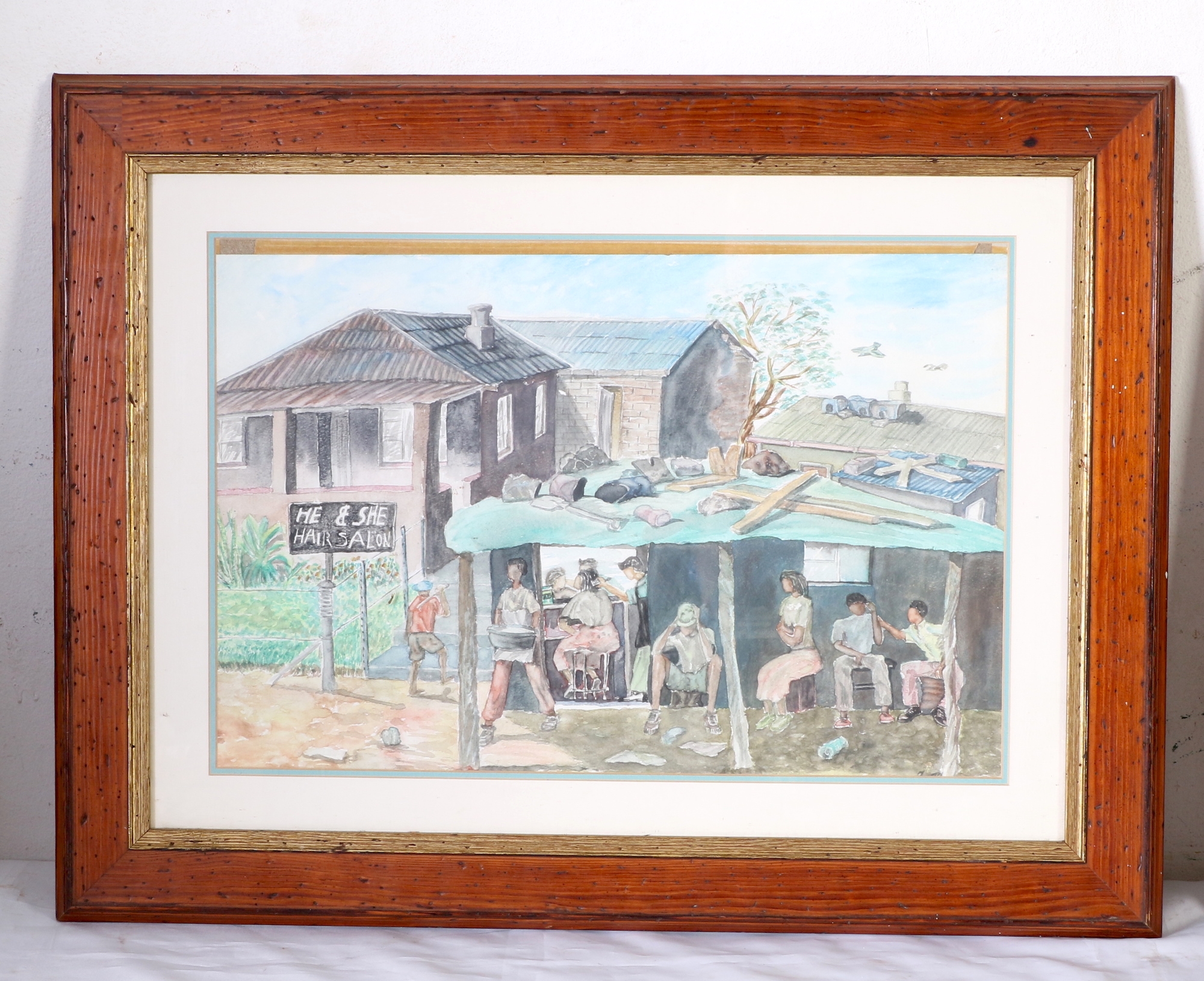 J. Machaba | TOWNSHIP SCENE | MutualArt