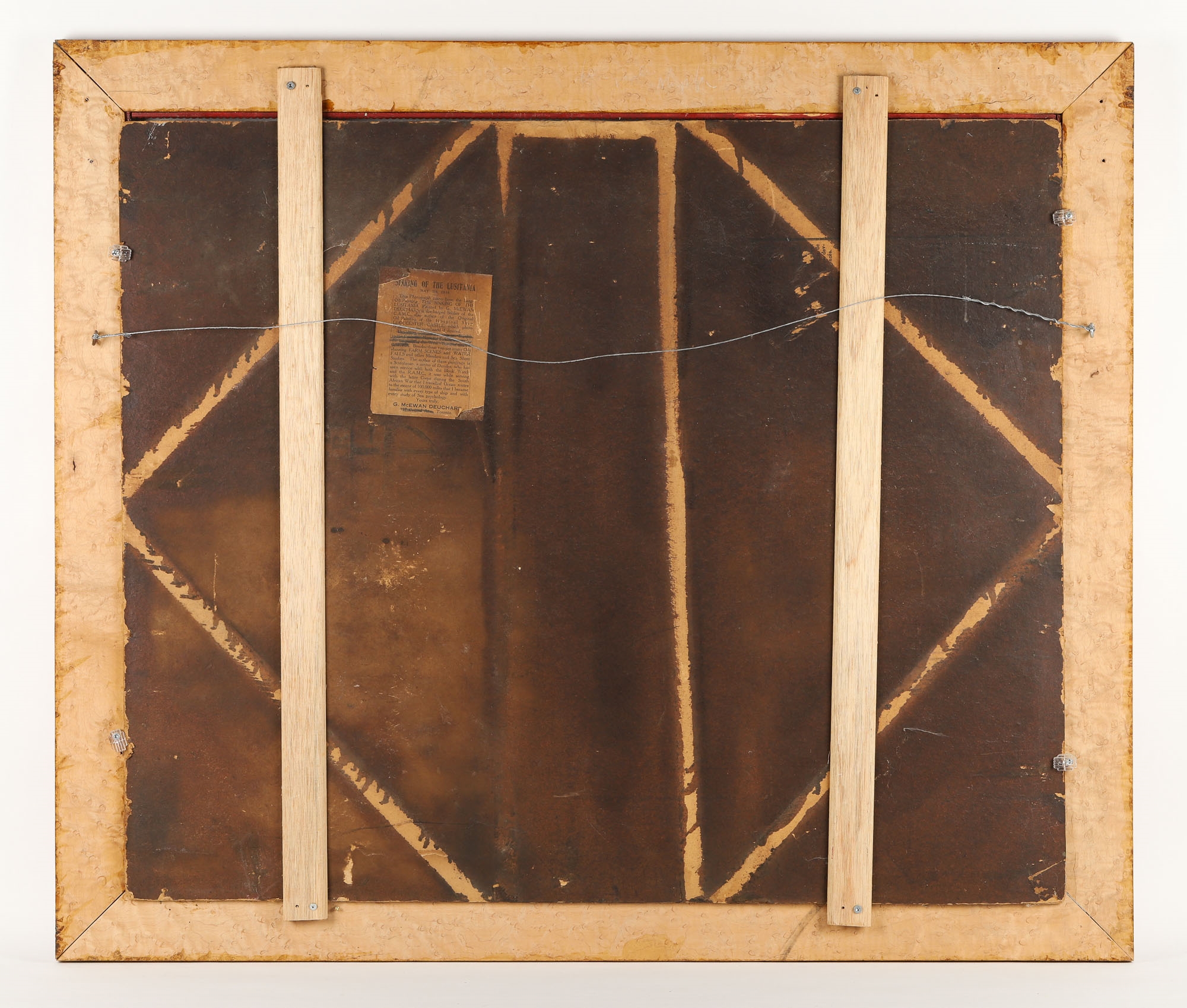 G. McEwen Deuchars | Oil Portrait Of The Red Cross Ship Gloucester ...
