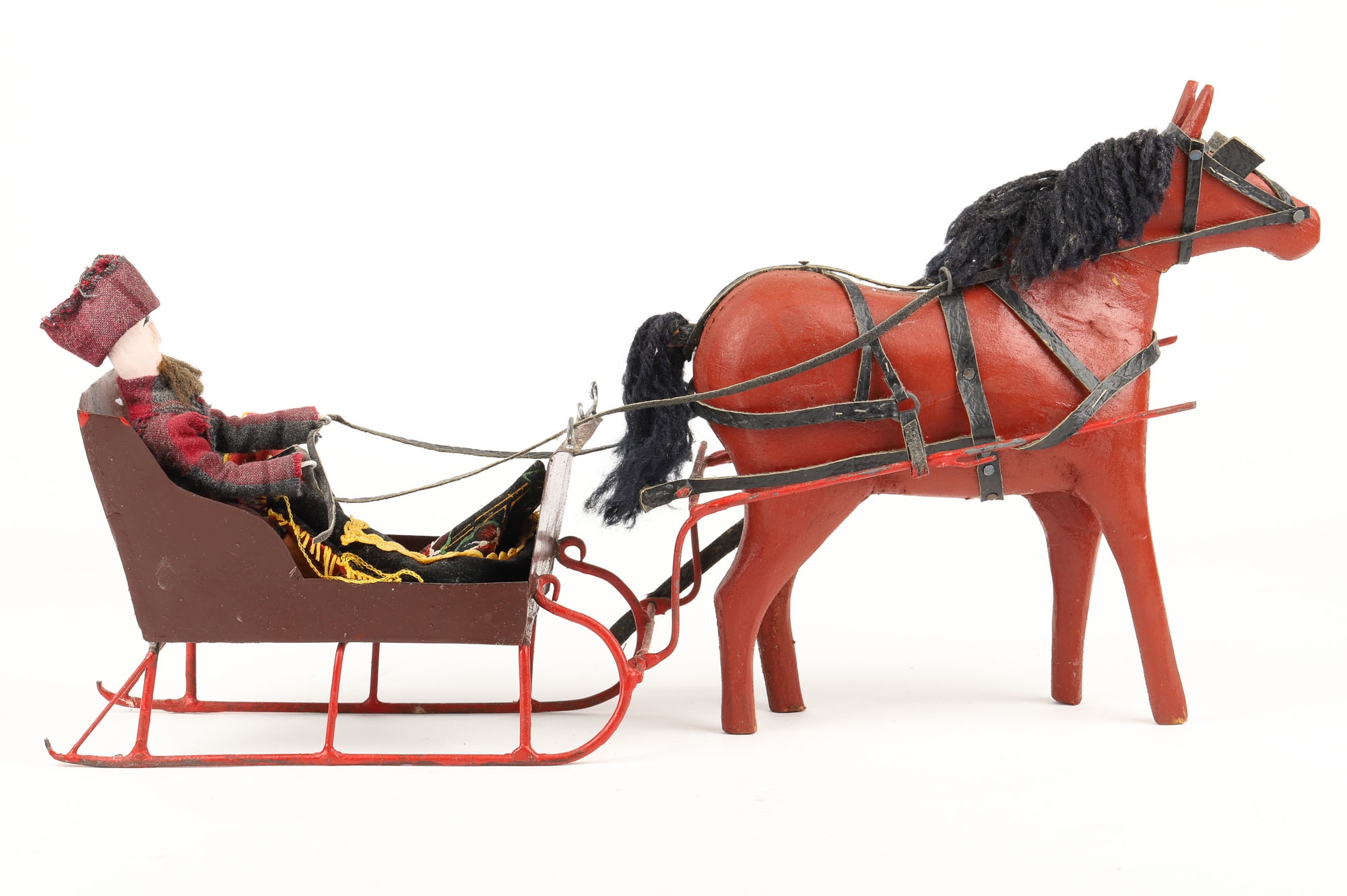 Jacob Roth | Gentleman In Horse Drawn Sleigh (1990) | MutualArt