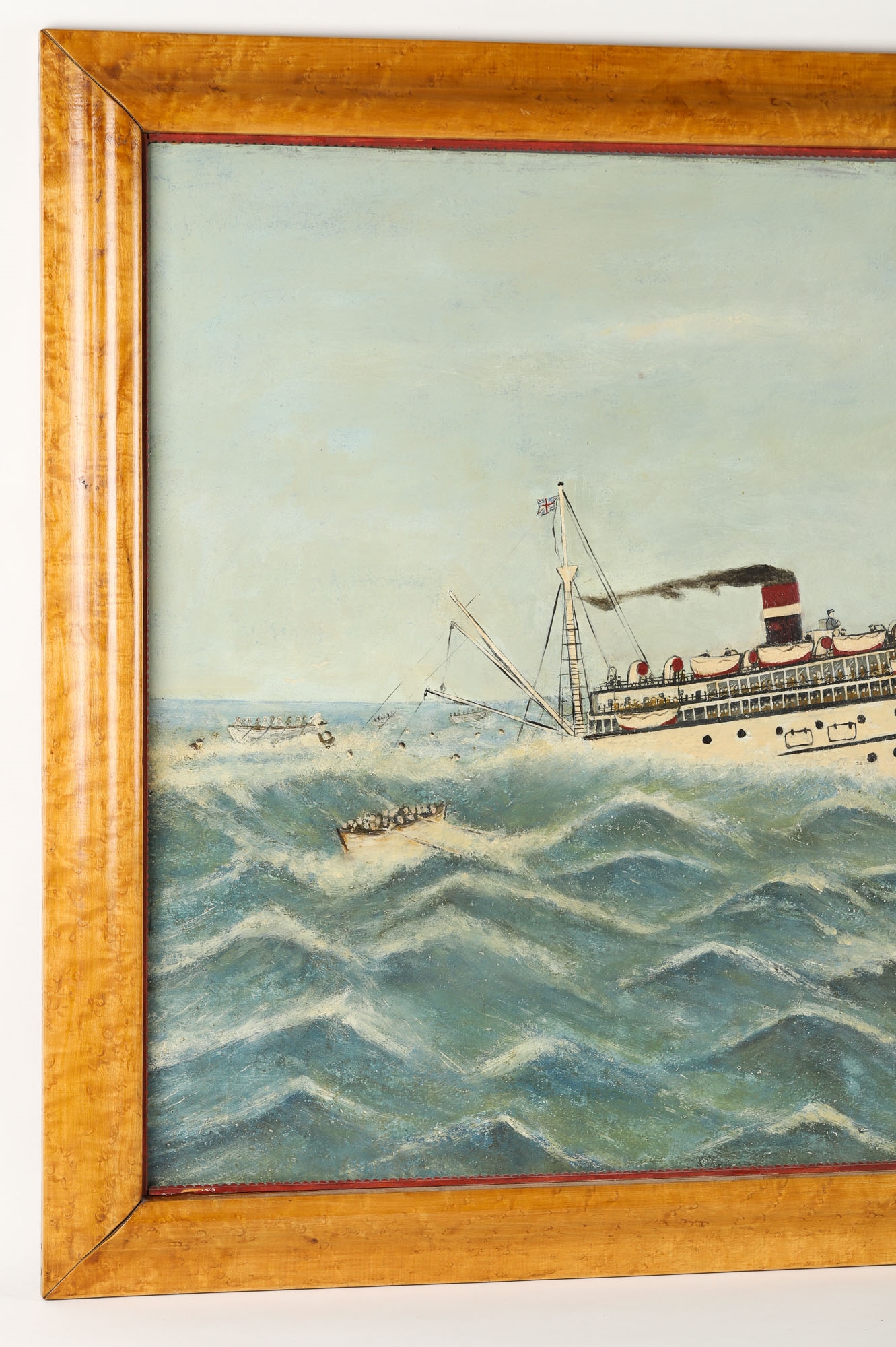 G. McEwen Deuchars | Oil Portrait Of The Red Cross Ship Gloucester ...