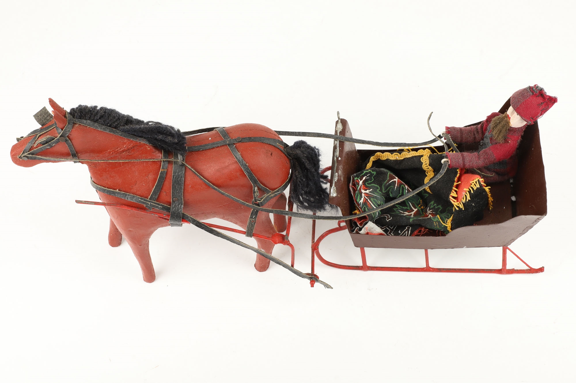 Jacob Roth | Gentleman In Horse Drawn Sleigh (1990) | MutualArt