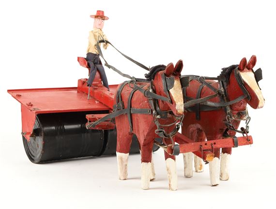 Jacob Roth | Horse Drawn Land Roller (1990) | MutualArt