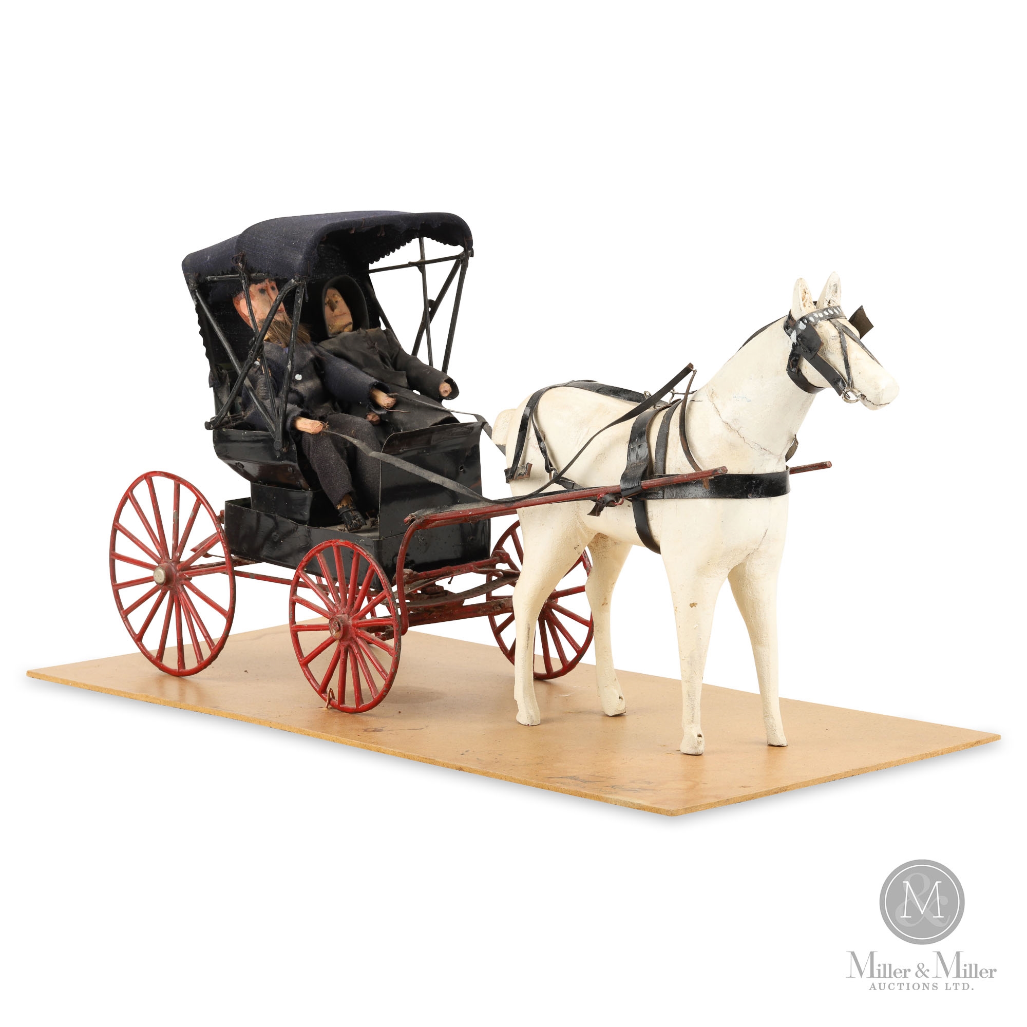 Jacob Roth | Amish Couple In Horse Drawn Buggy (1990) | MutualArt