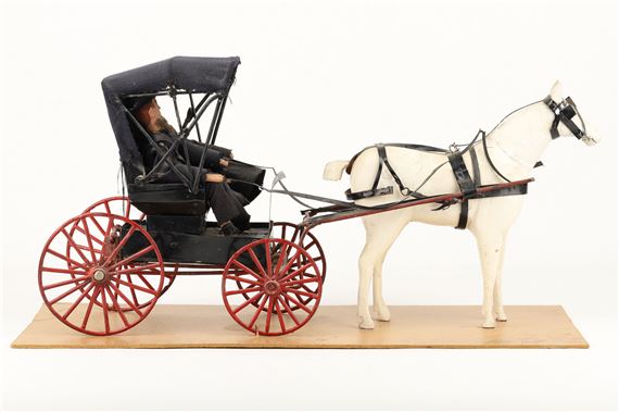 Jacob Roth | Amish Couple In Horse Drawn Buggy | MutualArt