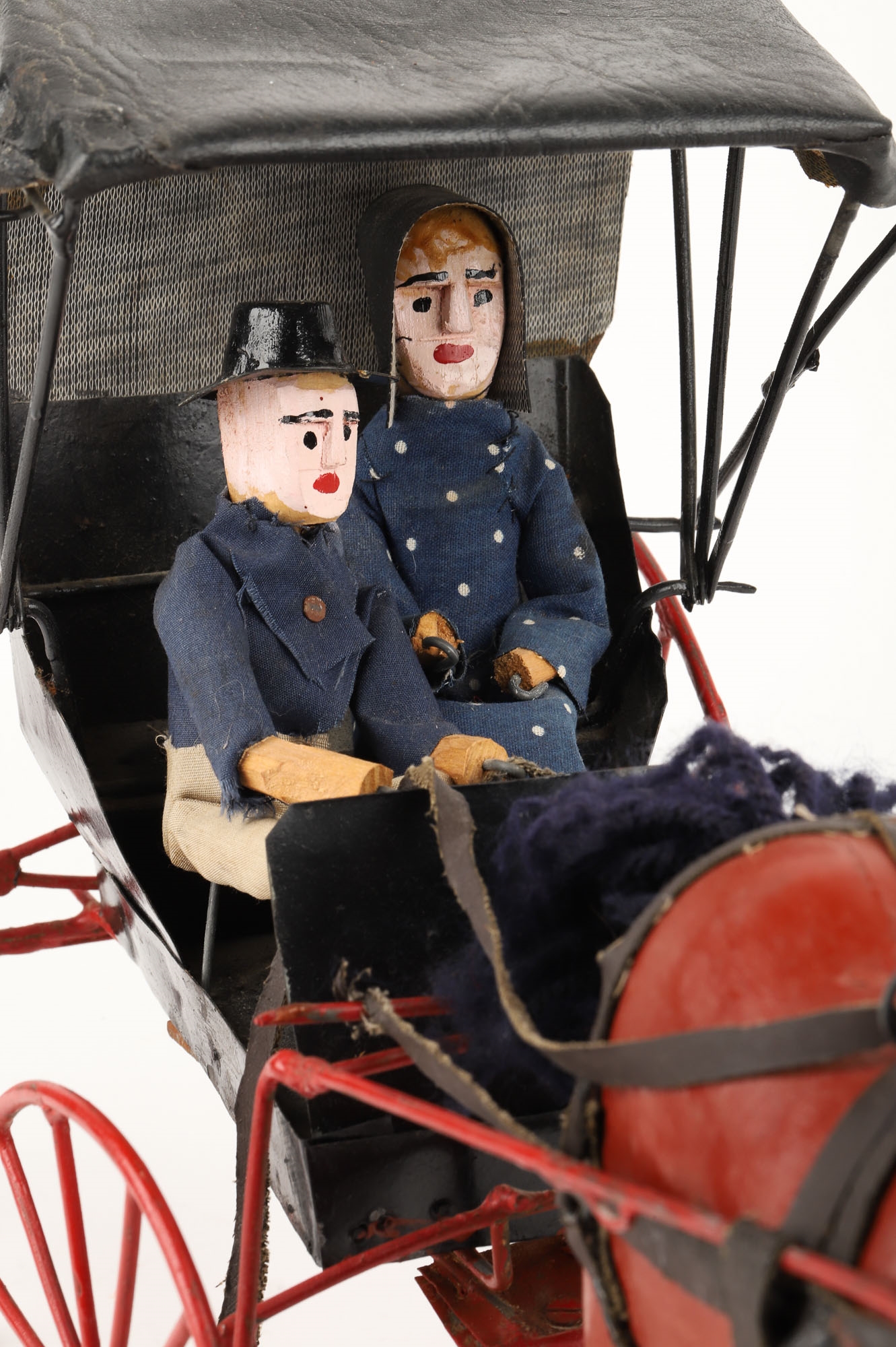 Jacob Roth | Mennonite Couple In Horse Drawn Buggy (1990) | MutualArt