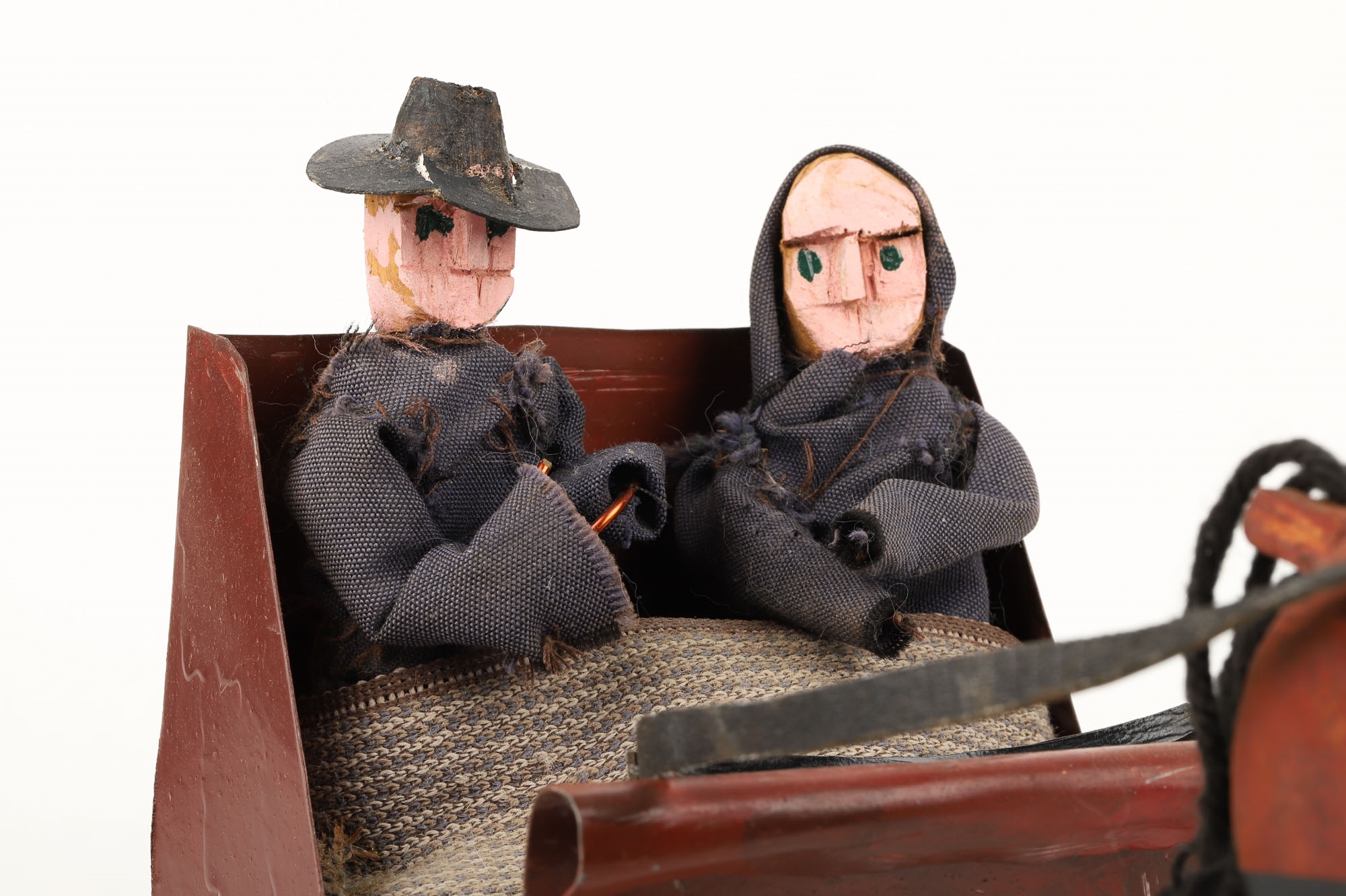 Jacob Roth | Amish Couple In Horse Drawn Sleigh (1990) | MutualArt