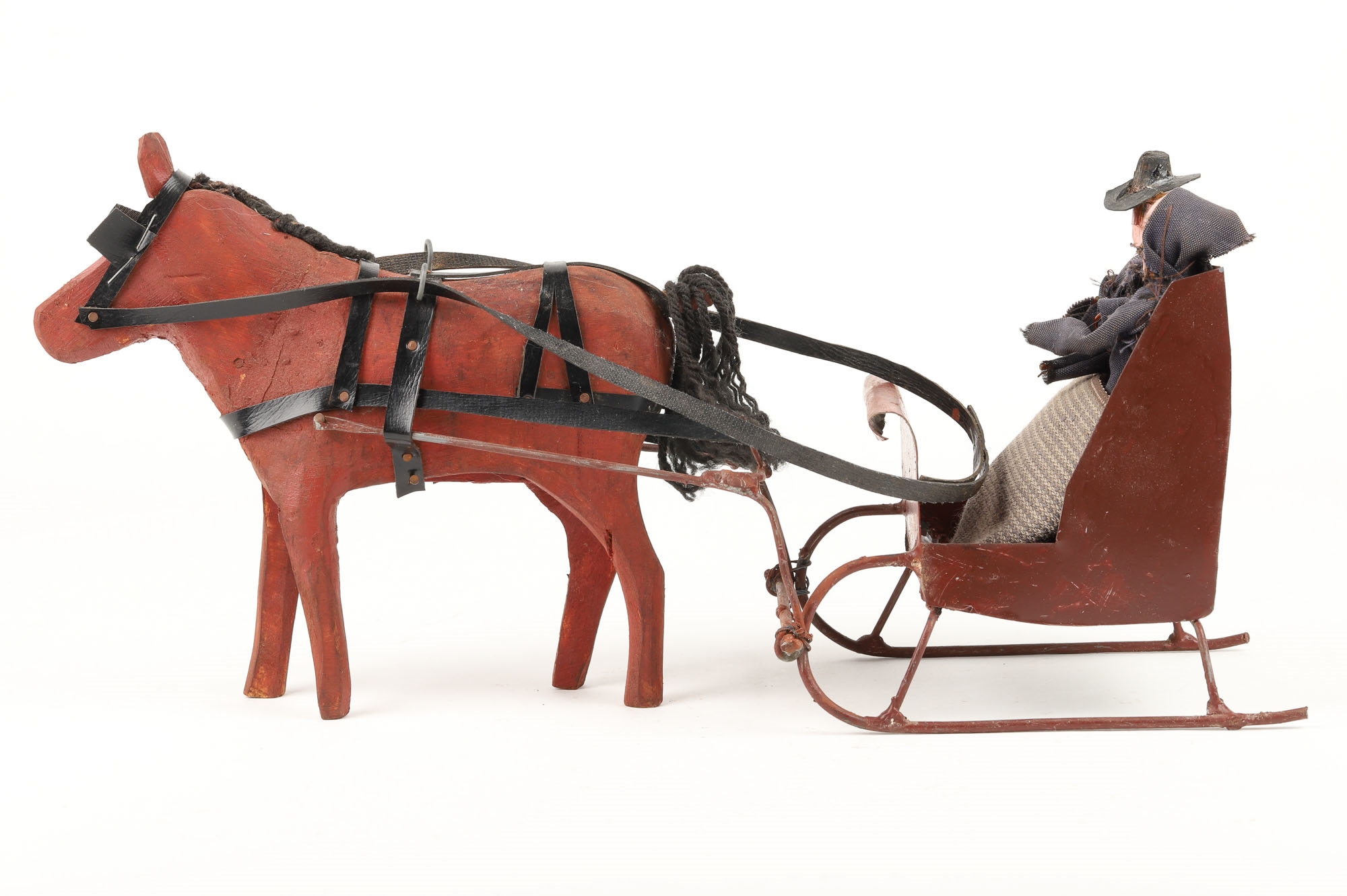 Jacob Roth | Amish Couple In Horse Drawn Sleigh (1990) | MutualArt