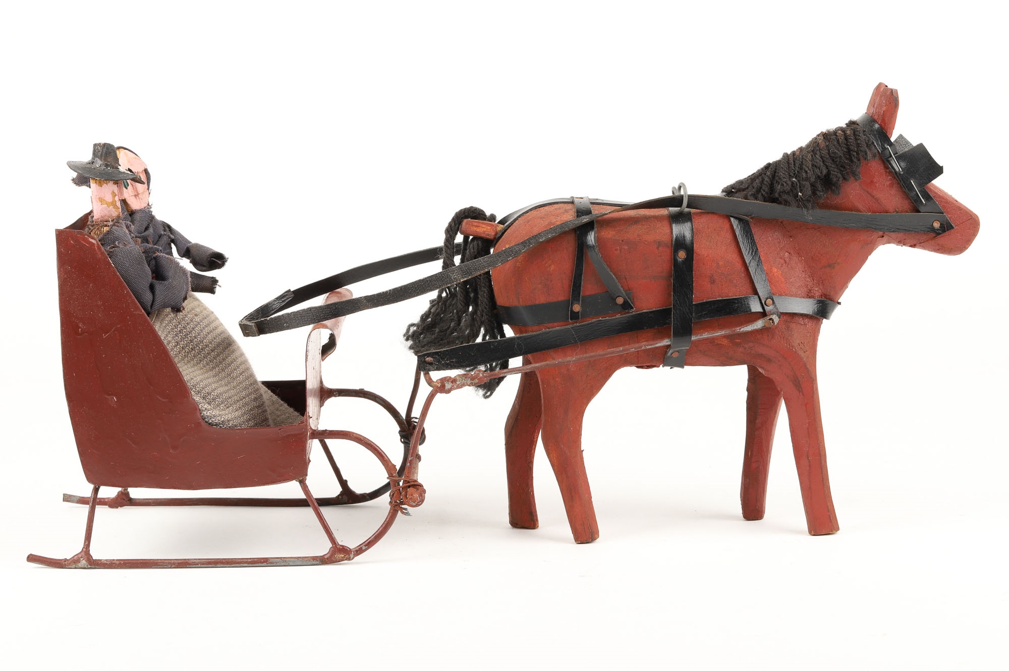 Jacob Roth | Amish Couple In Horse Drawn Sleigh (1990) | MutualArt