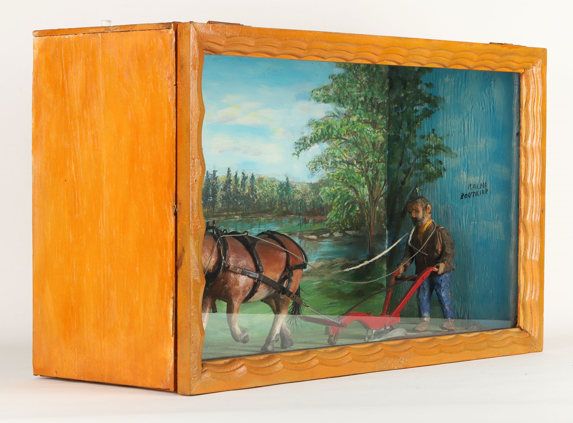 Ralph Boutilier | Diorama Of Farmer In Field (Circa 1970) | MutualArt