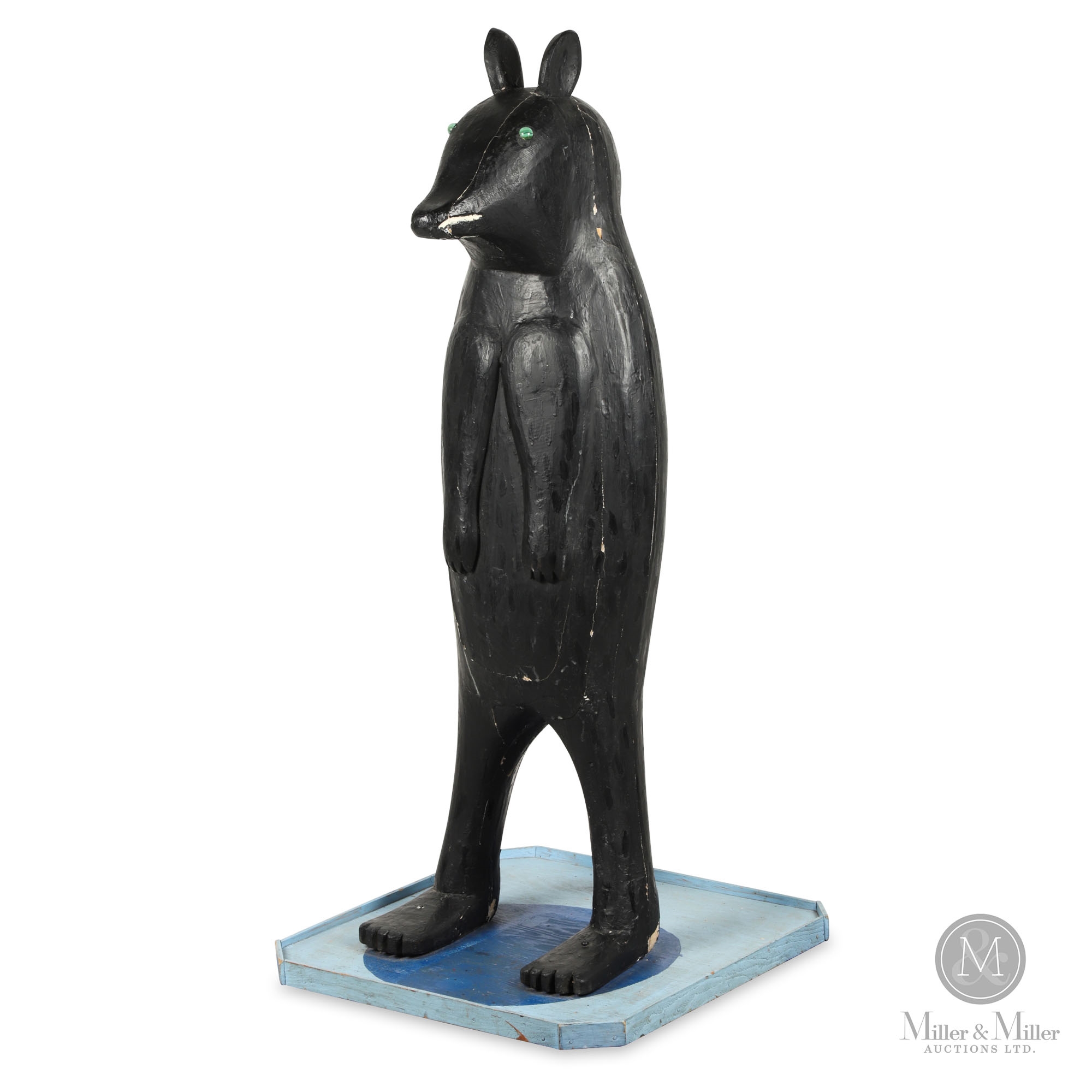 SIDNEY HOWARD | Standing Black Bear Attributed To Sid Howard (1980 ...