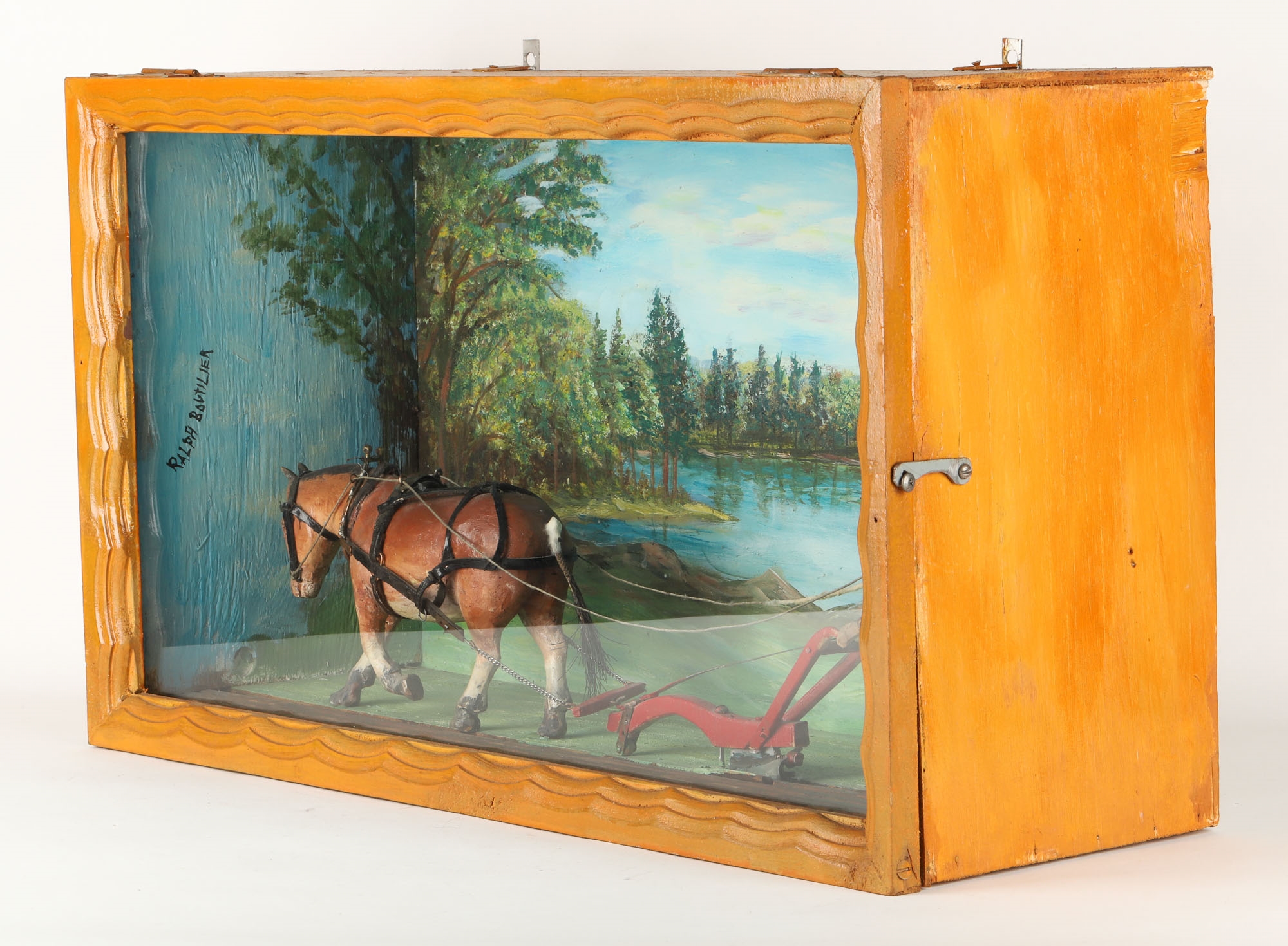 Ralph Boutilier | Diorama Of Farmer In Field (Circa 1970) | MutualArt