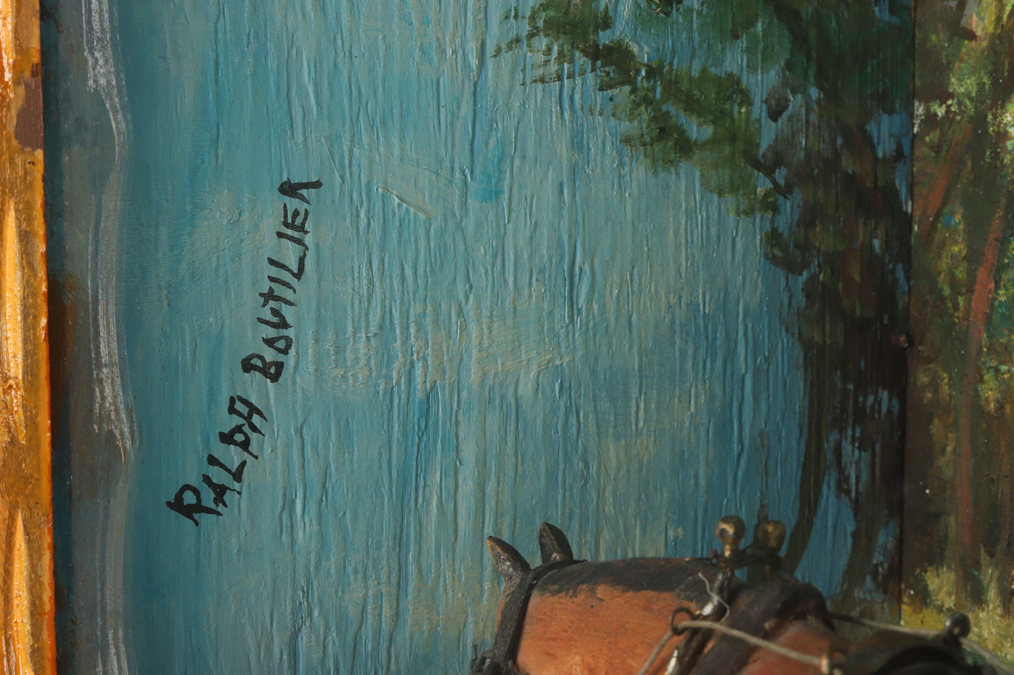 Ralph Boutilier | Diorama Of Farmer In Field (Circa 1970) | MutualArt