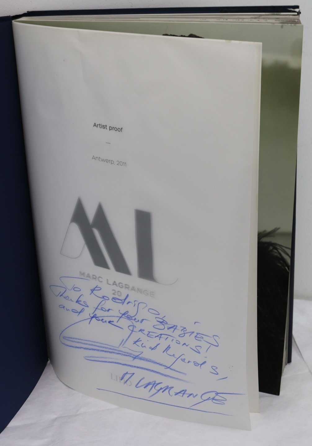 Marc Lagrange | Artists Proof Book | MutualArt