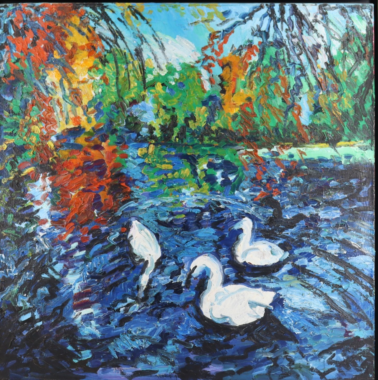 Hunt Slonem | Signed and dated 84 verso | MutualArt