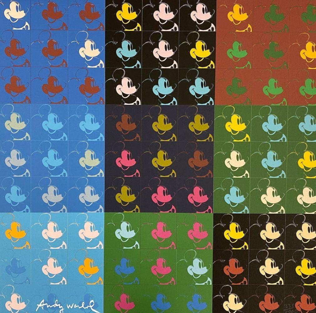 Andy Warhol | 81 x Mickey Mouse (Circa 1986) | MutualArt