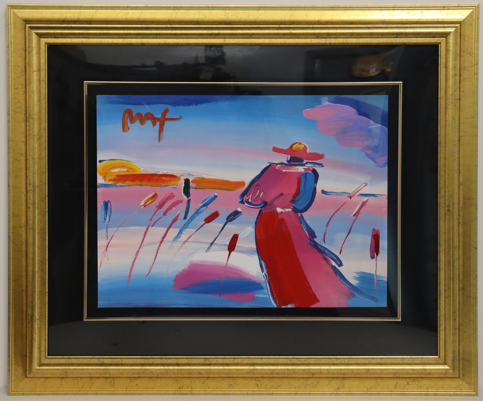 Peter Max | Walking in the Reeds | MutualArt