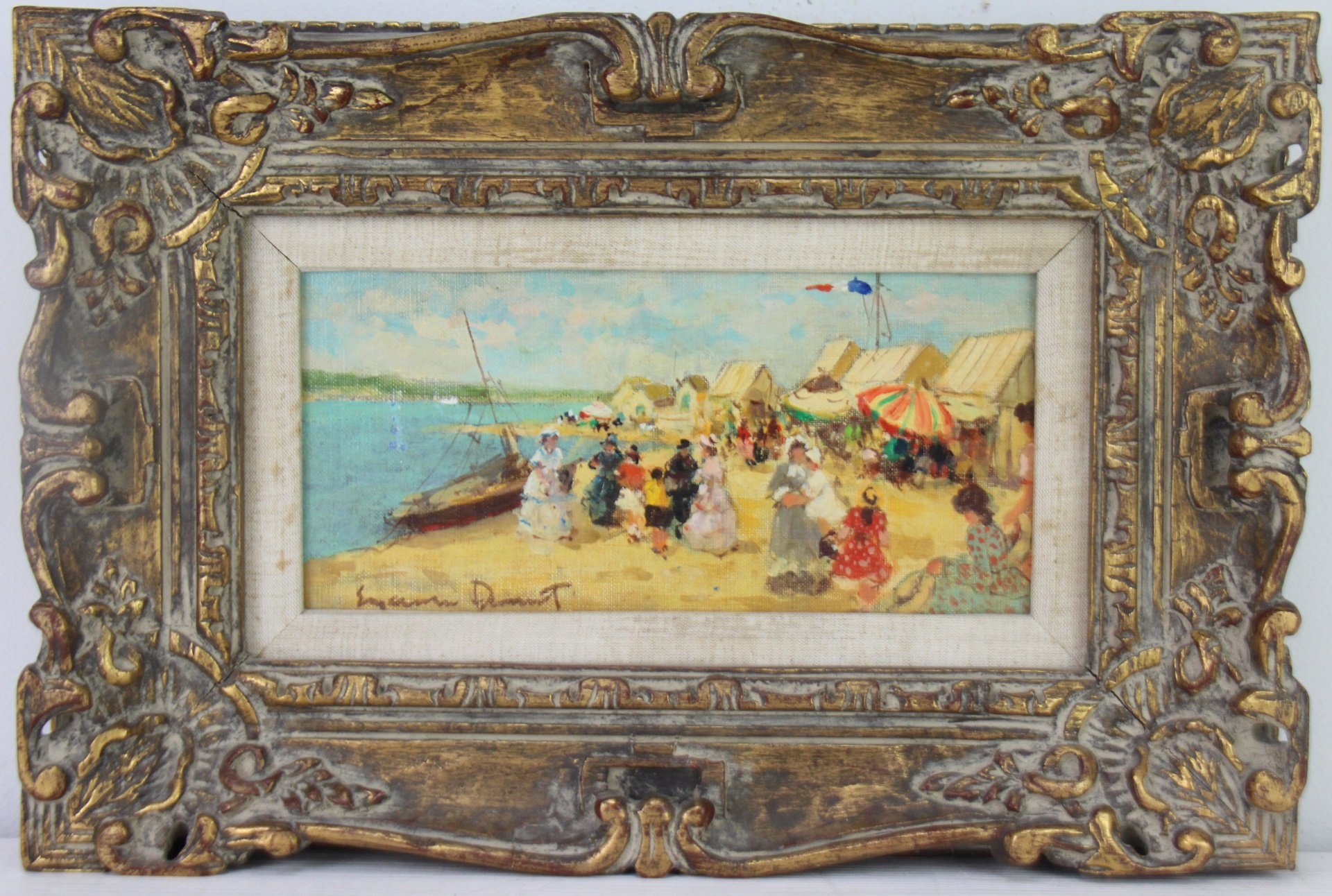 Suzanne Demarest | French Beach Scene | MutualArt
