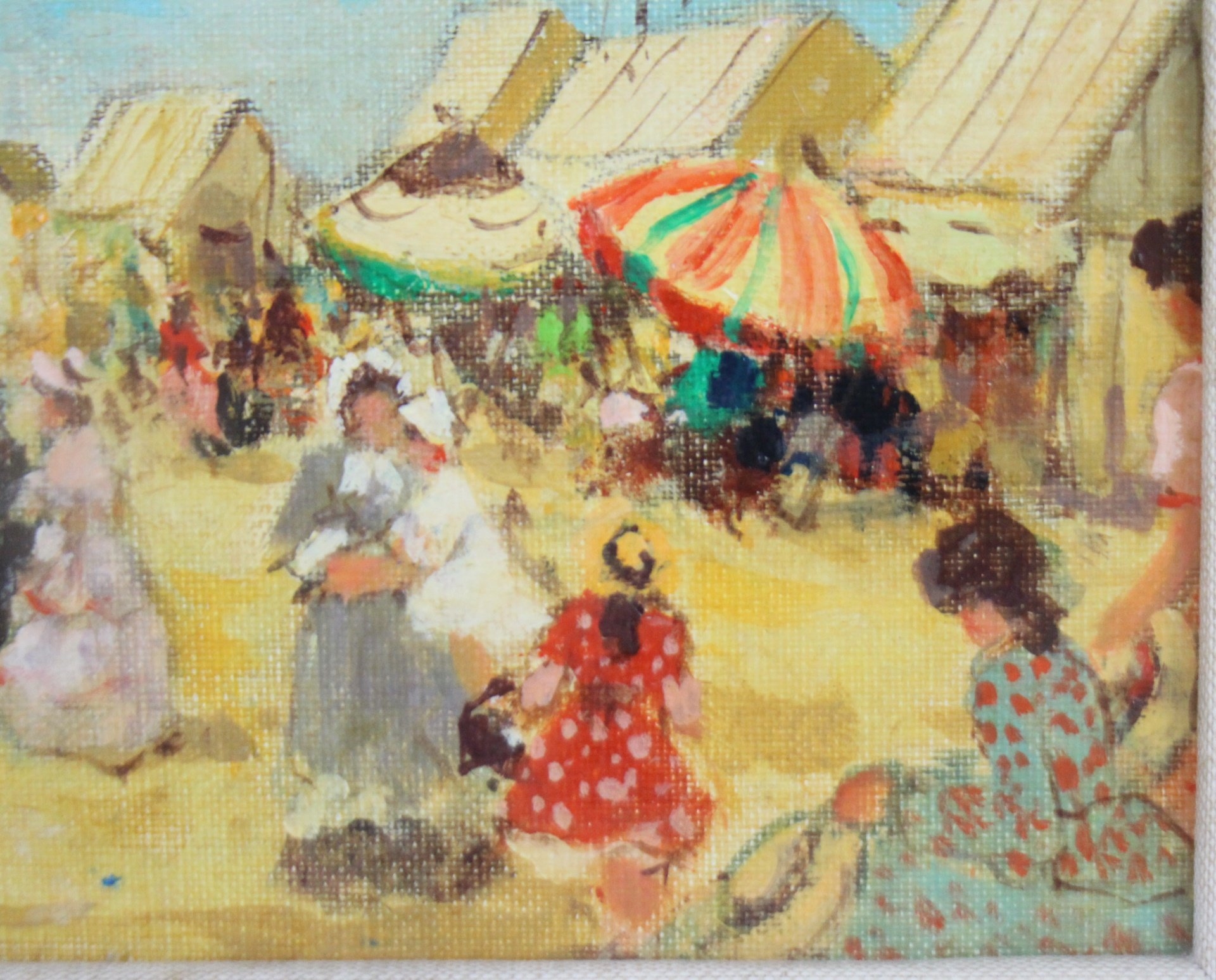 Suzanne Demarest | French Beach Scene | MutualArt