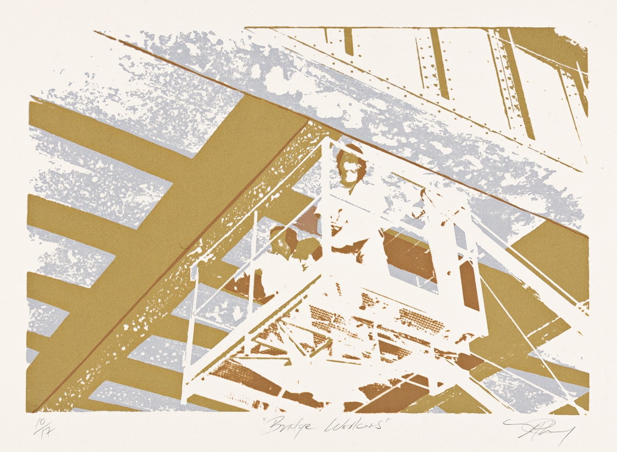 Mavis Pusey | Bridge Workers. (1968) | MutualArt