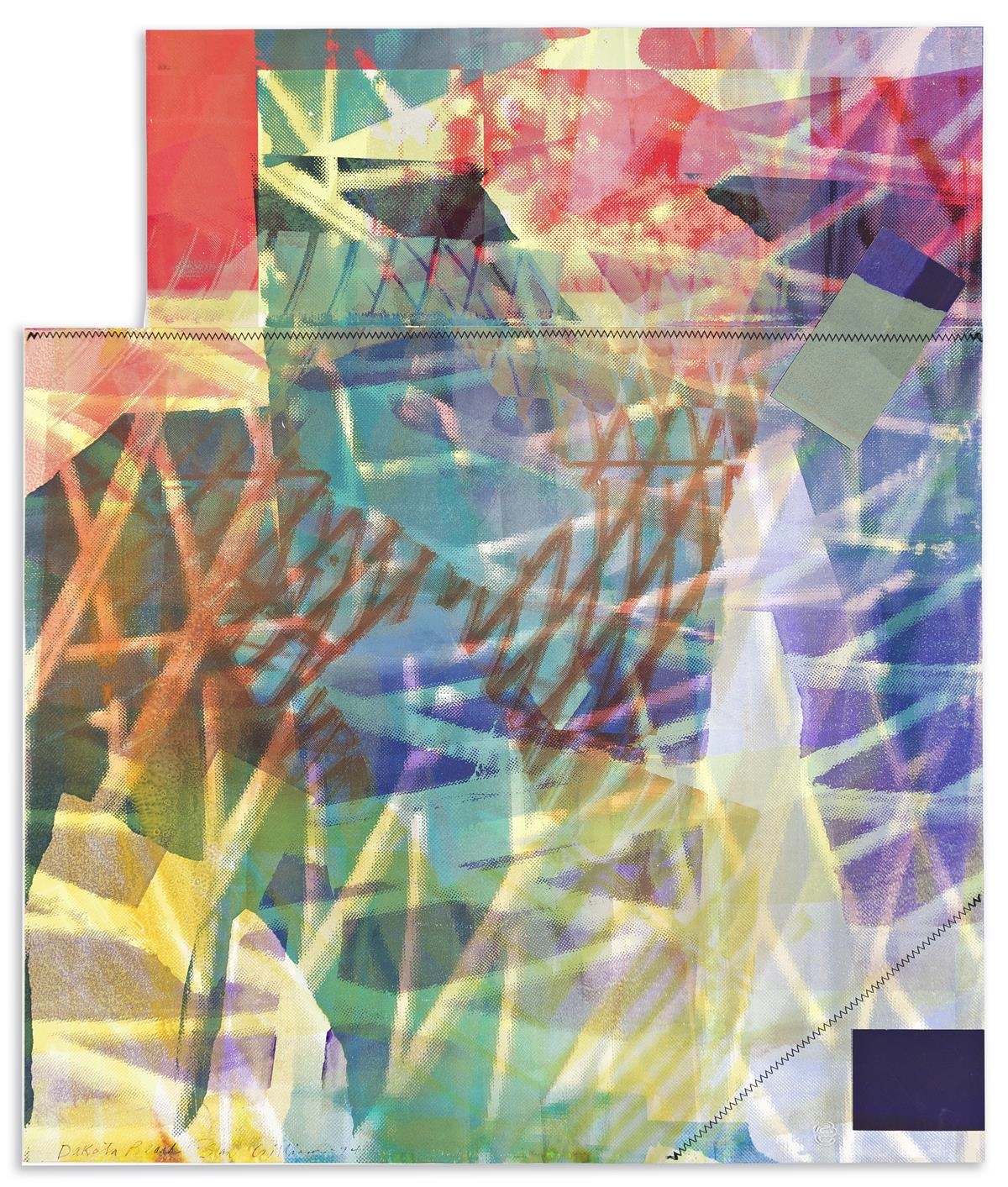 Sam Gilliam | Dakota Beach (1994) | MutualArt