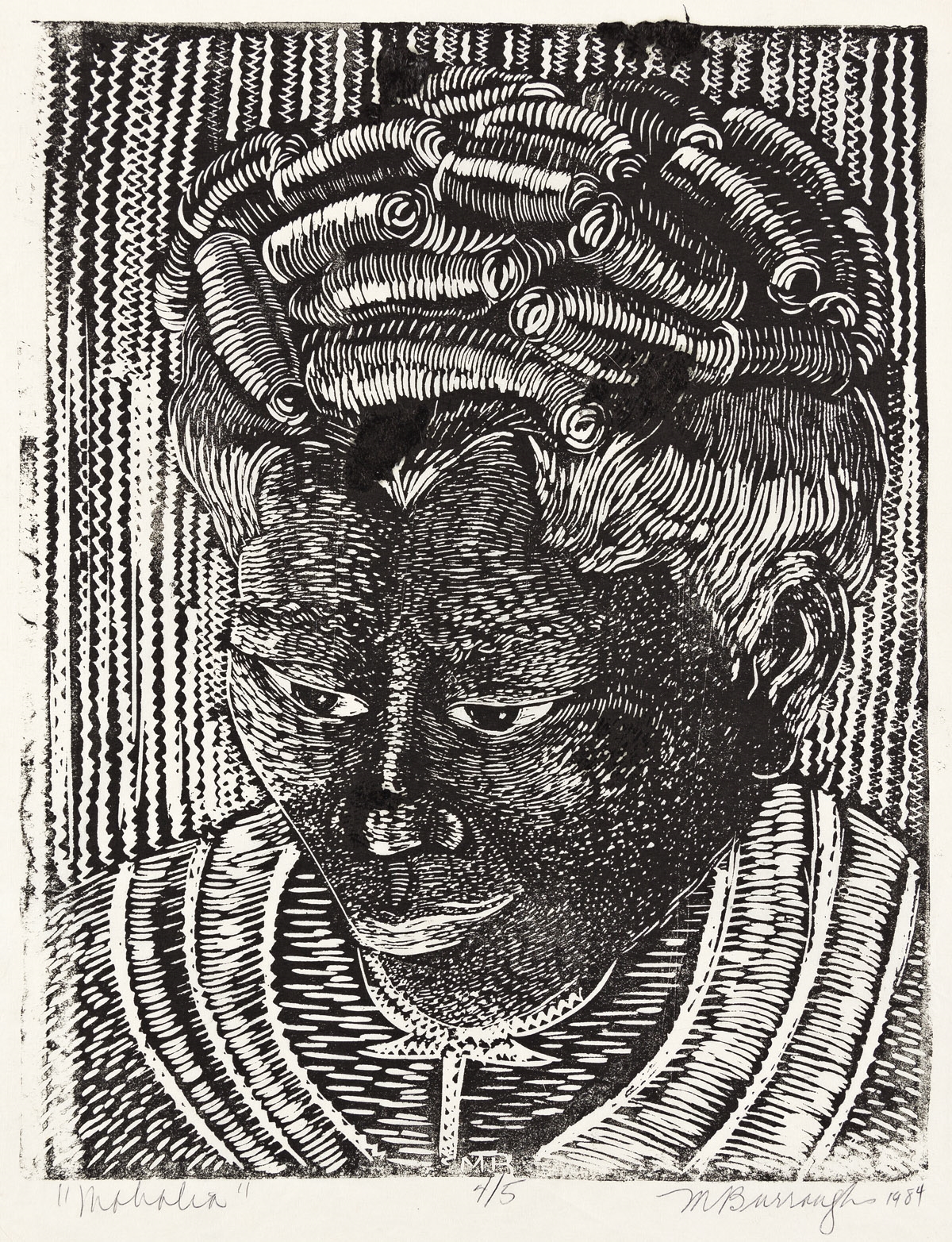 Margaret Taylor-Burroughs | Mahalia. (1984) | MutualArt