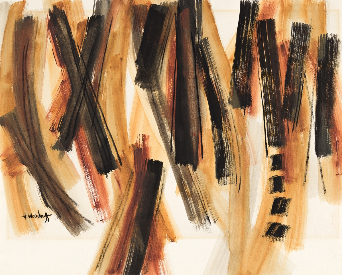 Hale Woodruff | Vertical Motion. (Circa 1955) | MutualArt