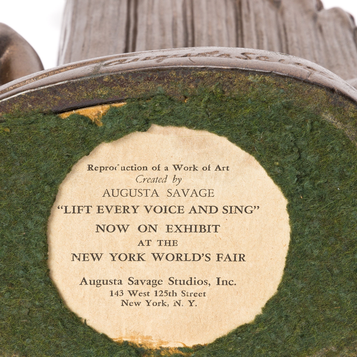 Augusta Savage | Lift Every Voice and Sing (1939) | MutualArt