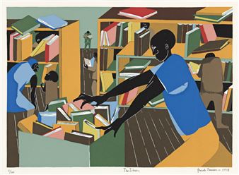 Jacob Lawrence | Artists and Models Ball, #2 (1950 - 1960) | MutualArt
