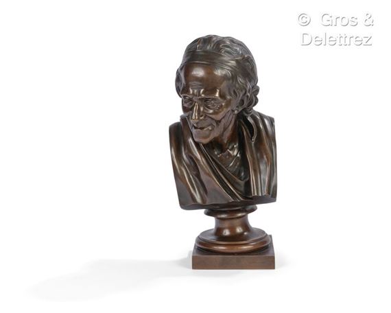 Jean-Antoine Houdon | Bust of Voltaire (1777) | MutualArt