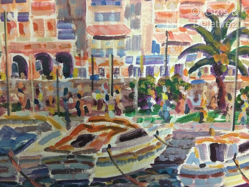 Mario Passarelli | The port of St Cyr sur Mer | MutualArt