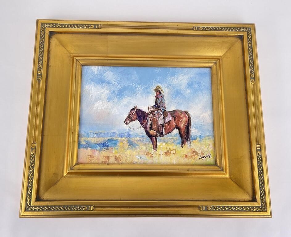 Jay Jung | Cowboy Painting | MutualArt