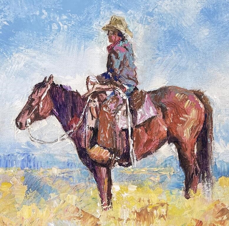Jay Jung | Cowboy Painting | MutualArt