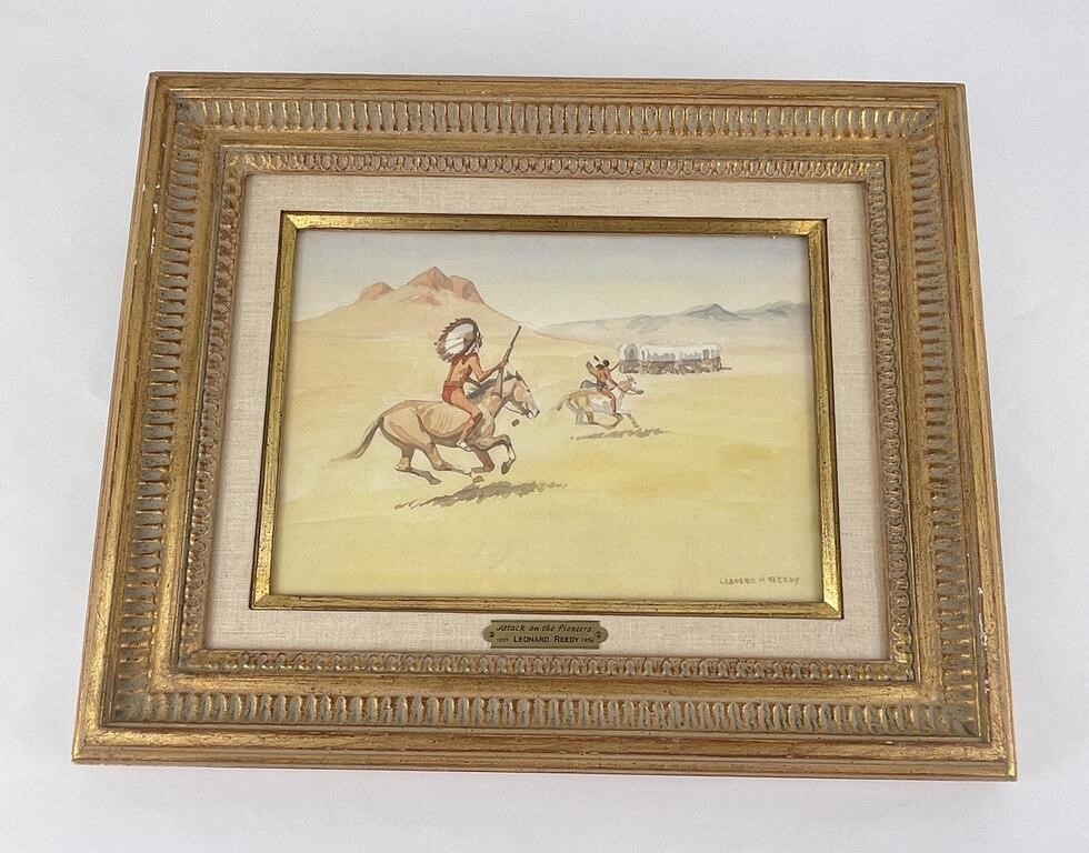 Leonard Howard Reedy | Attack on the Pioneers | MutualArt