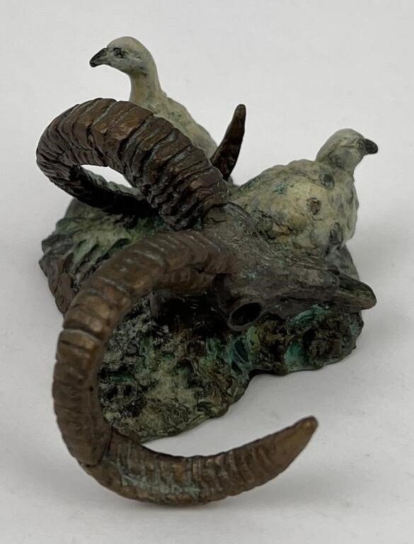 Fred Boyer | Montana Bighorn Sheep Skull | MutualArt