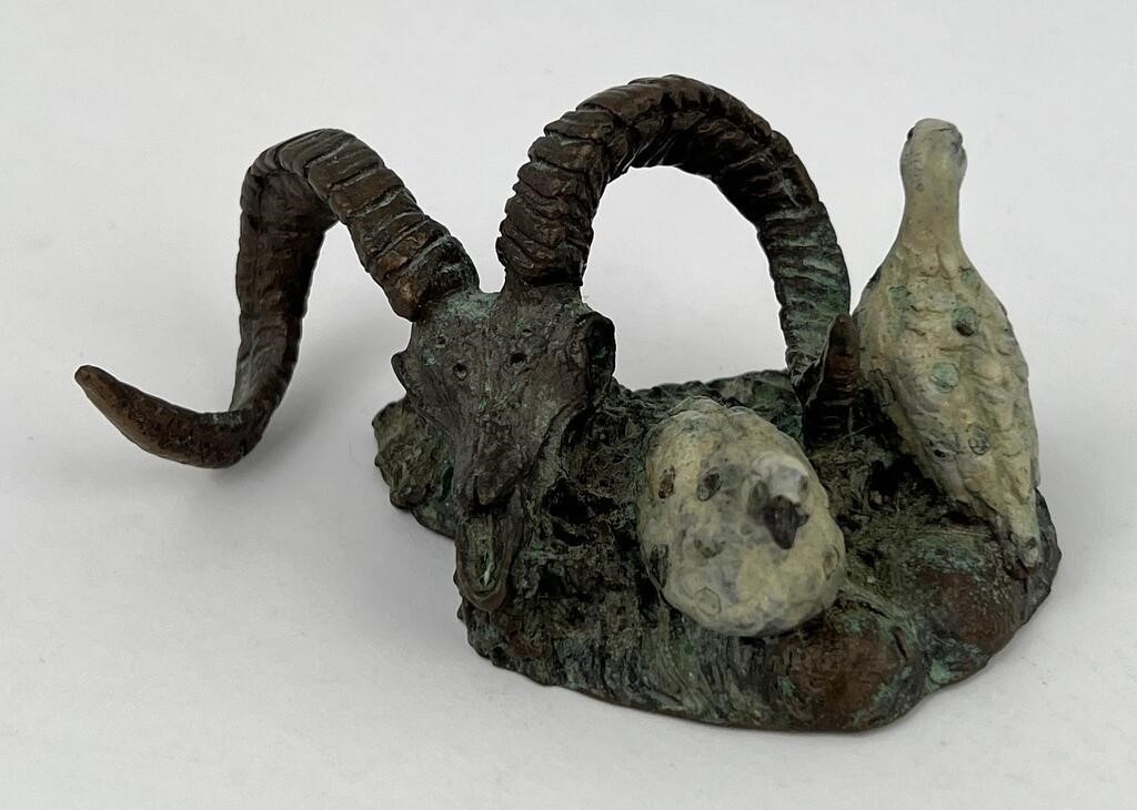 Fred Boyer | Montana Bighorn Sheep Skull | MutualArt