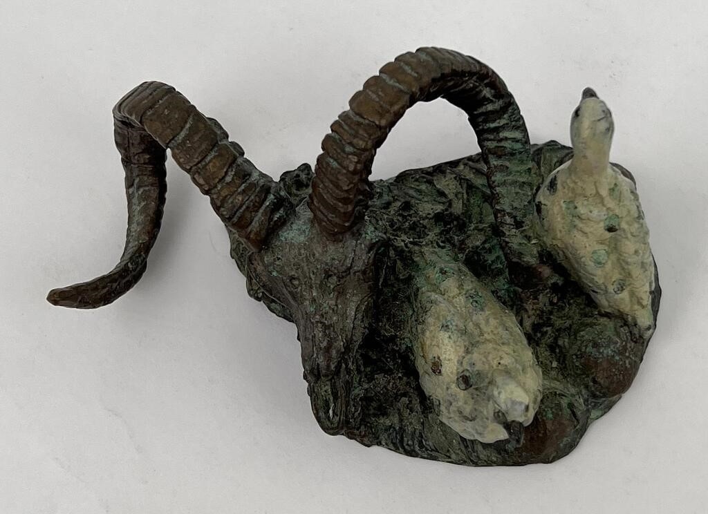 Fred Boyer | Montana Bighorn Sheep Skull | MutualArt