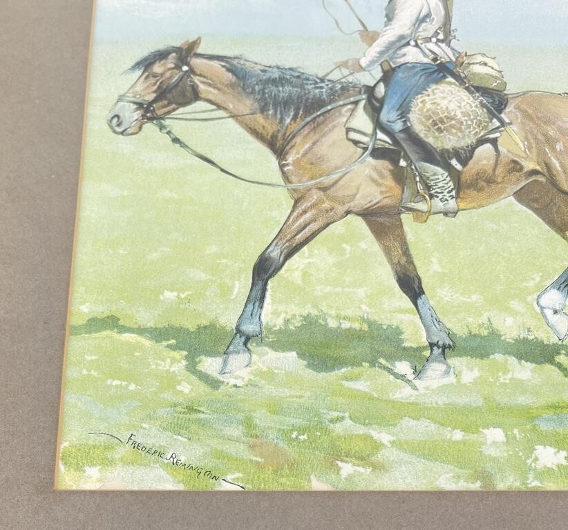 Frederic Remington | A Russian Cossack | MutualArt