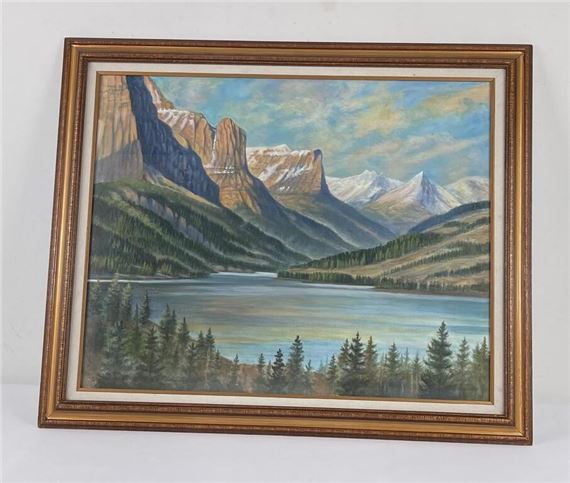 Ron Jenkins | Glacier Park Montana Painting | MutualArt