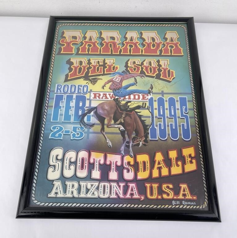 Bill Roman | Parada Del Sol Scottsdale Rodeo Poster (1995) | MutualArt