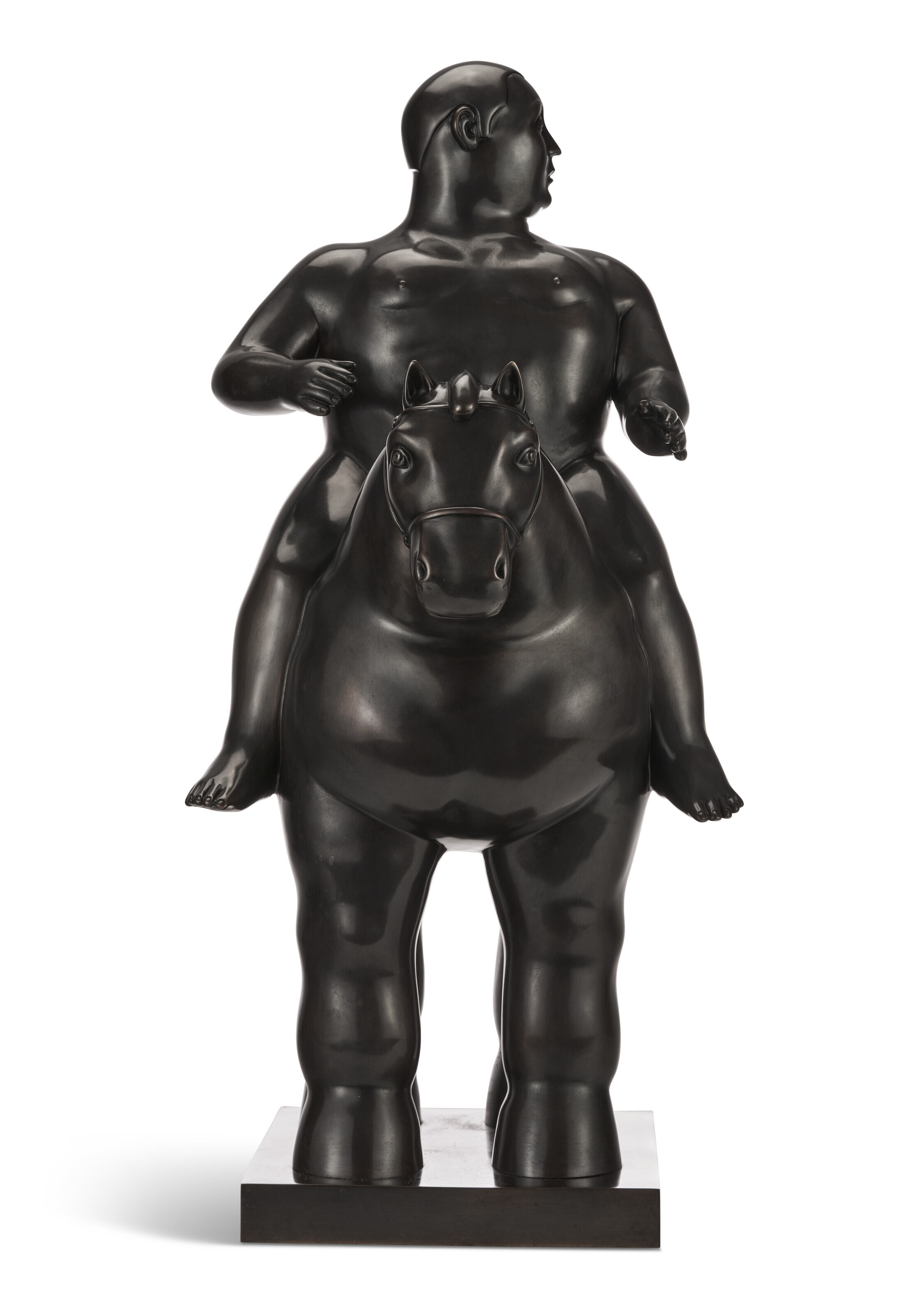Fernando Botero | Man on a Horse (1998) | MutualArt