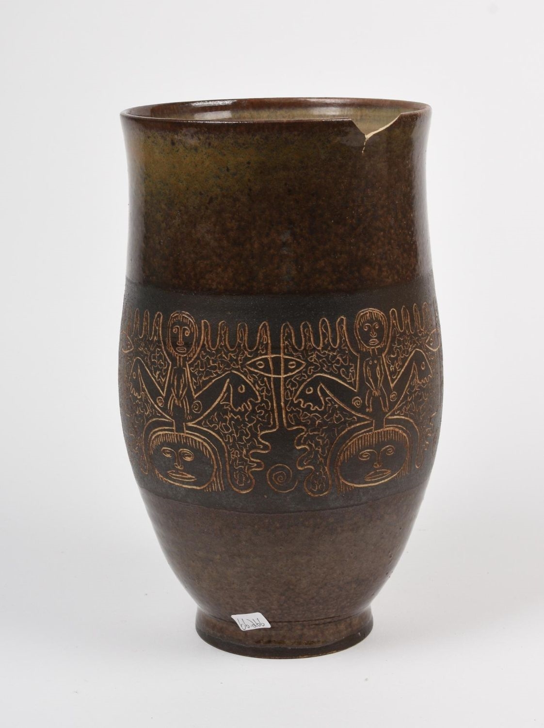 Edwin & Mary Scheier | Vase (1960s) | MutualArt