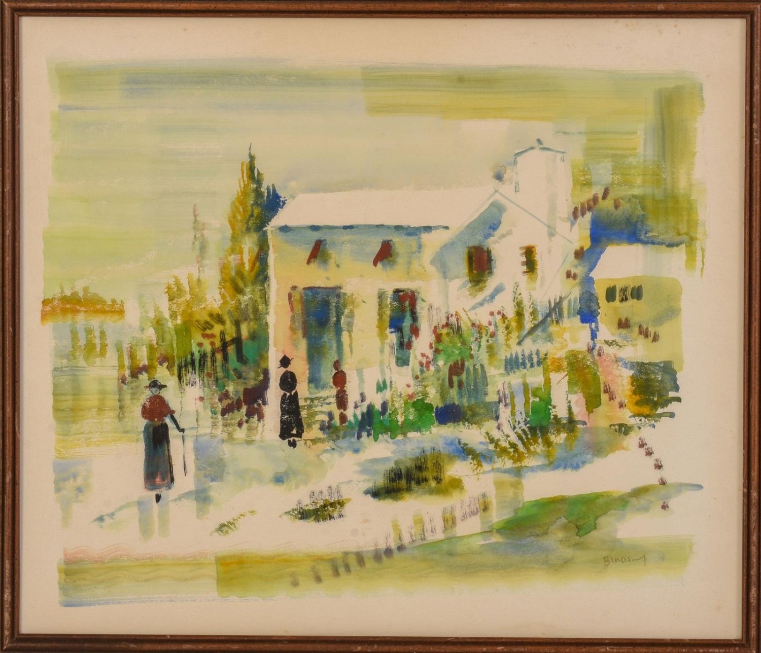 Alfred Birdsey | Village Scene With Figures | MutualArt