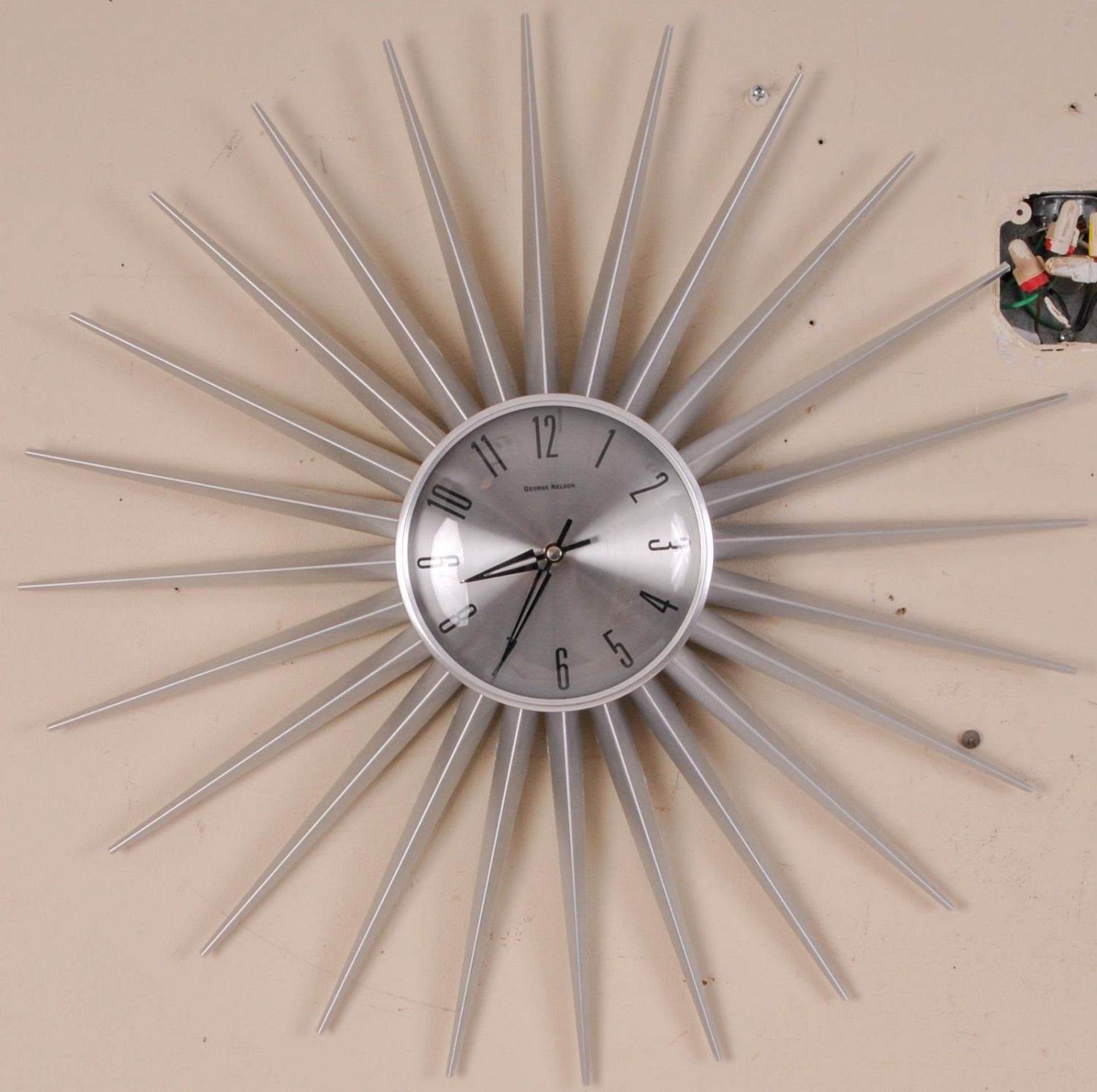 George Laurence Nelson | Starburst Wall Clock (1980s) | MutualArt