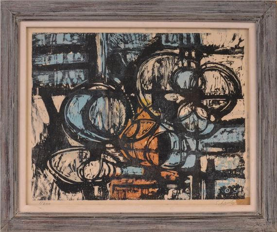 Louis Schanker | Circle Image (1951) | MutualArt