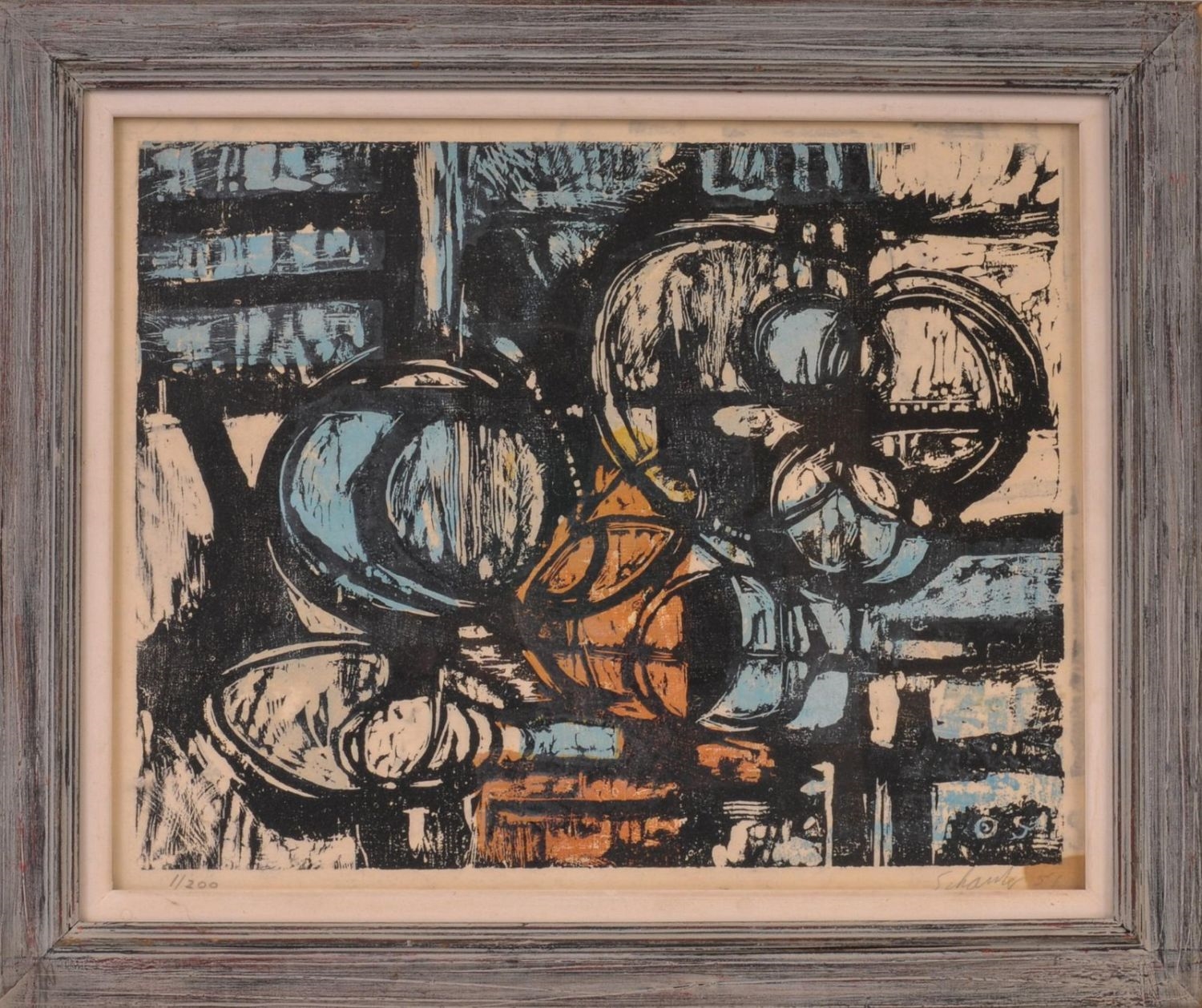 Louis Schanker | Circle Image (1951) | MutualArt