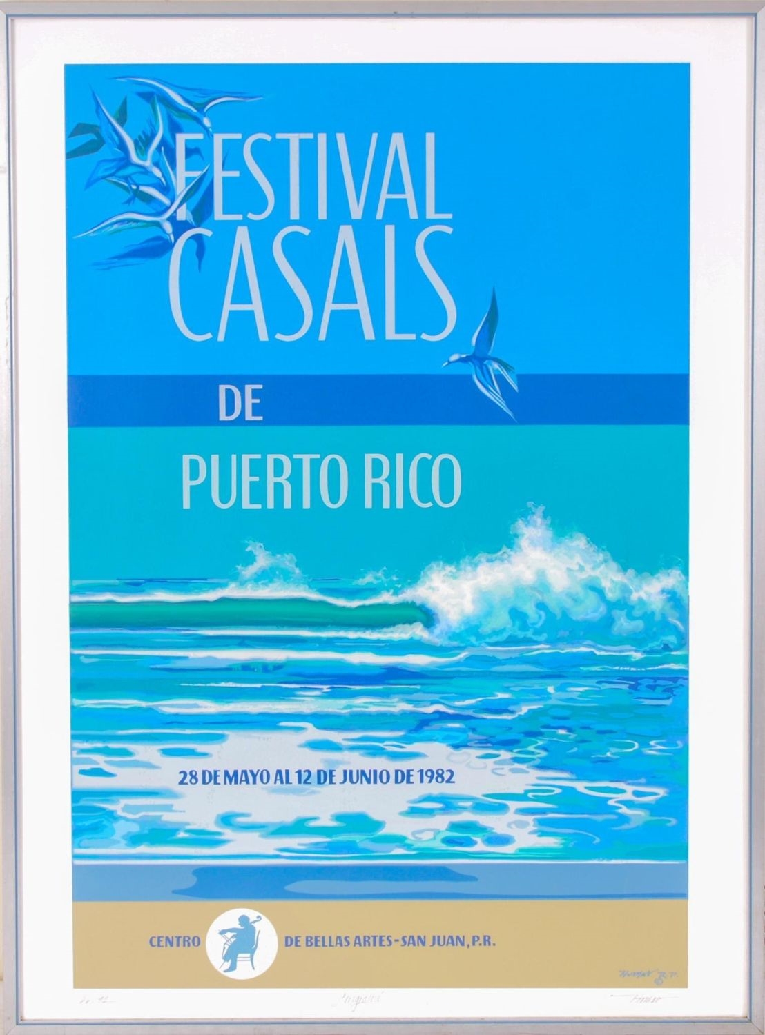 Lorenzo Homar | Festival Casals de Puerto Rico Poster (1982) | MutualArt