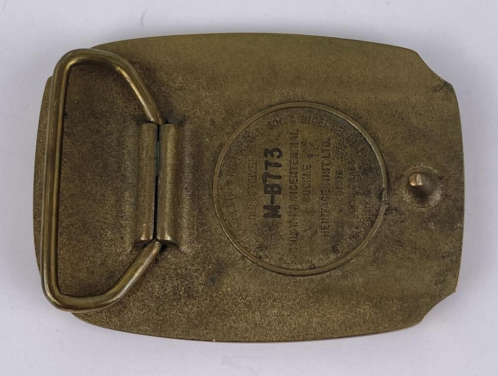 Bob Scriver | Montana Trapper Belt Buckle | MutualArt