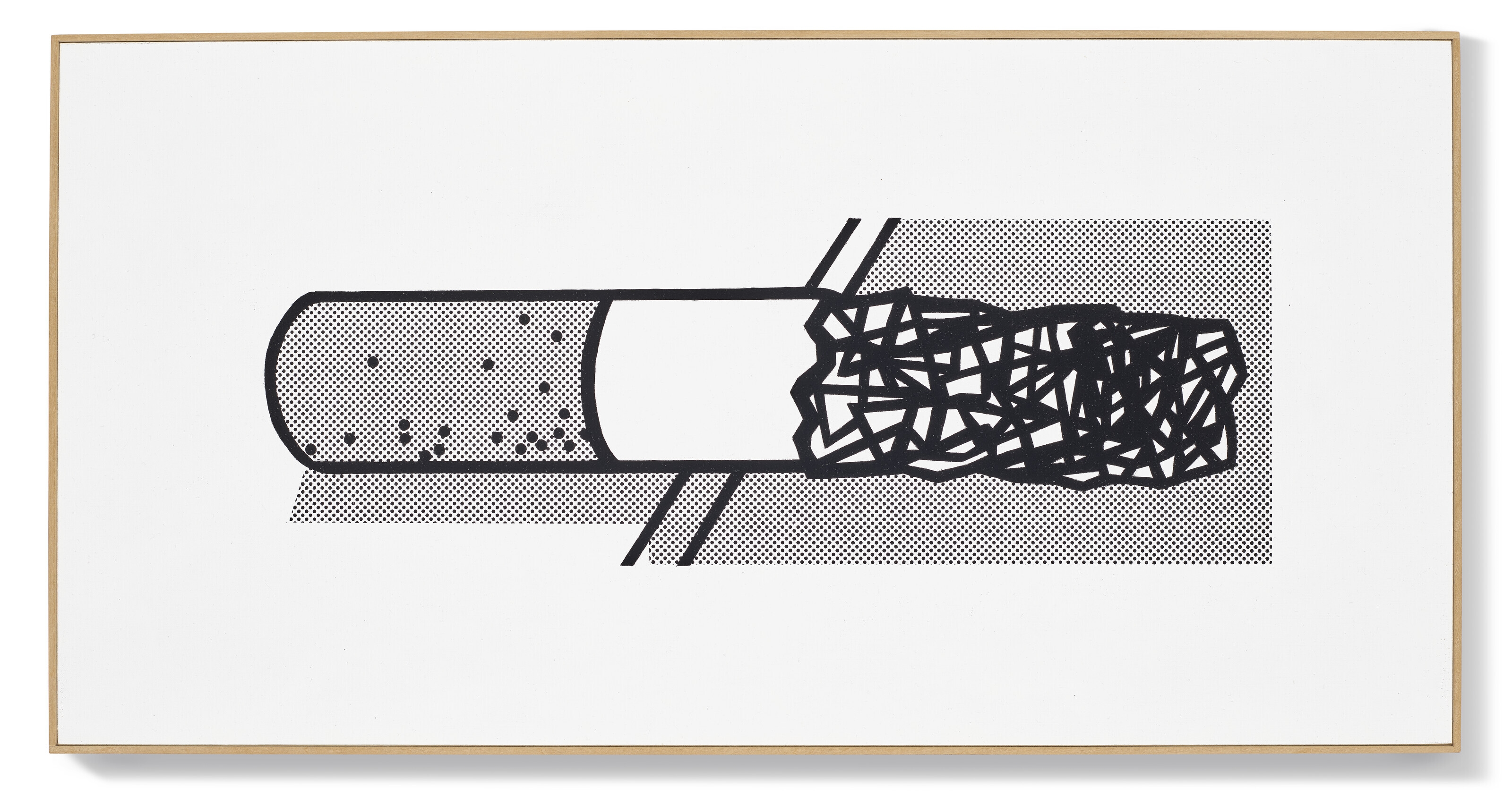 Richard Pettibone | Roy Lichtenstein, 'Cigarette', 1963 #3 | MutualArt