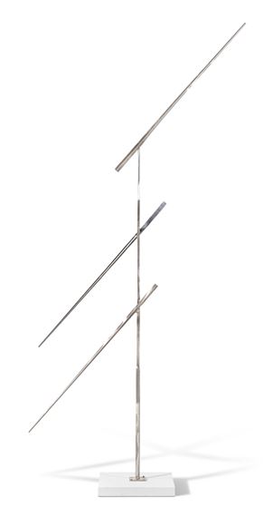 George Rickey | One Up Two Down Staggered III | MutualArt